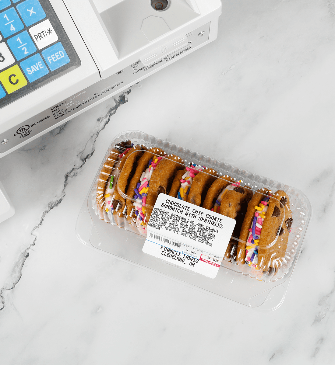 CAS 58mm x 60mm UPC Ingredient Scale Labels - Buy Factory Direct & Save ...