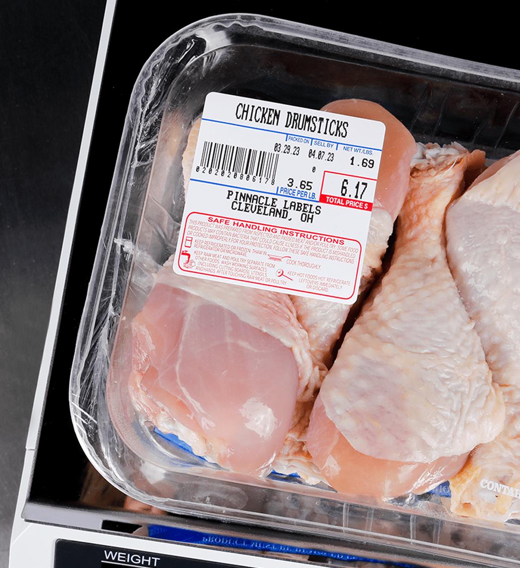 CAS 58mm x 60mm UPC Safe Handling Instructions Scale Labels - Buy ...