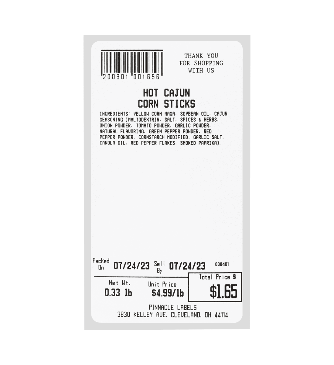 Digi 60mm x 110mm Blank Scale Labels - Buy Factory Direct & Save With ...