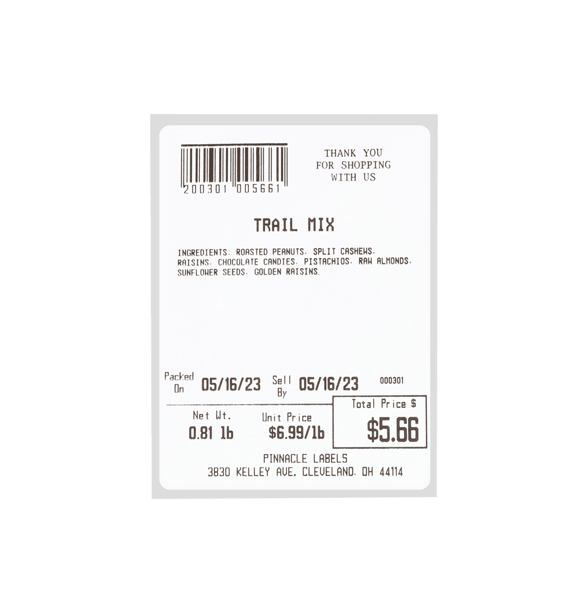 Digi 60mm x 80mm Blank Scale Labels - Buy Factory Direct & Save With ...